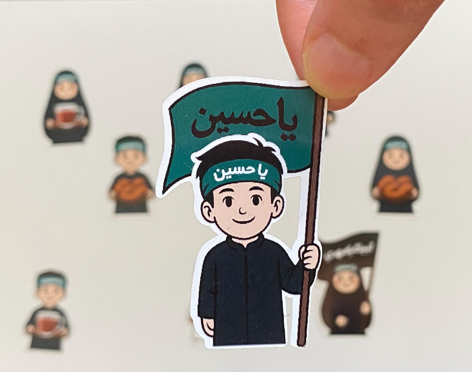 Muharram Stickers for Kids - Set of 10 Islamic Sticker Set, Ya Hussain ...