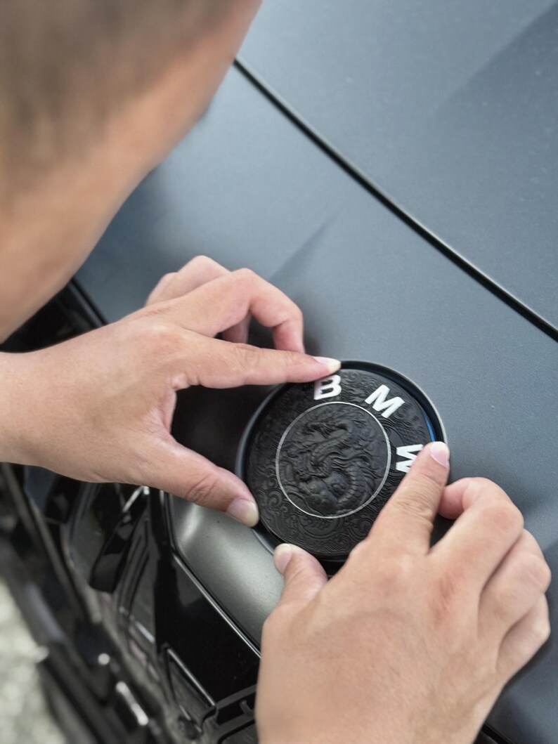 Handmade BMW Car Emblems With Handcrafted Pattern, Personalized Car ...