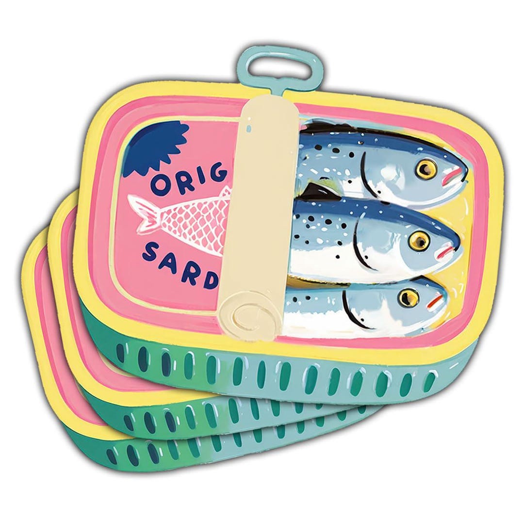 Sardines in A Can Sticker, in Can Fish Sticker, Dark Humor Funny Bumper ...