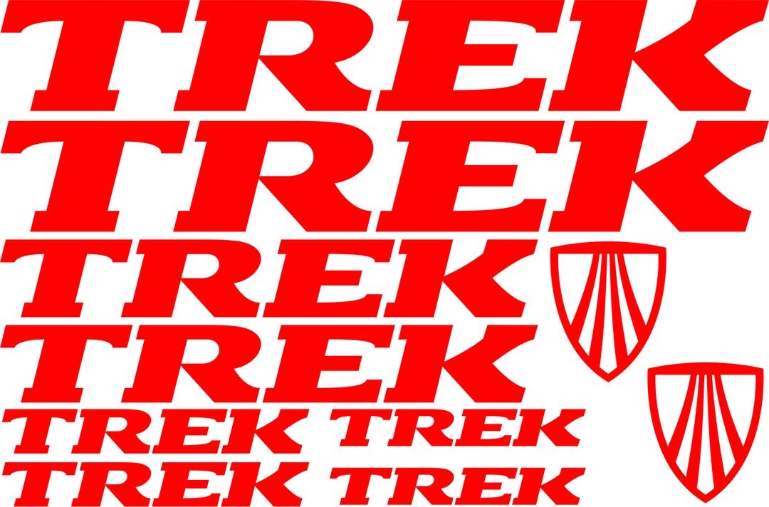 Old Classic Trek Stickers Decals for Bicycle Frame Mtb Road Bike Decals ...