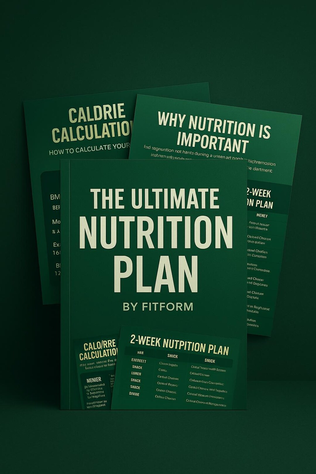 Ultimate Nutrition Plan PDF – 14-day Meal Prep Guide for Weight Loss ...