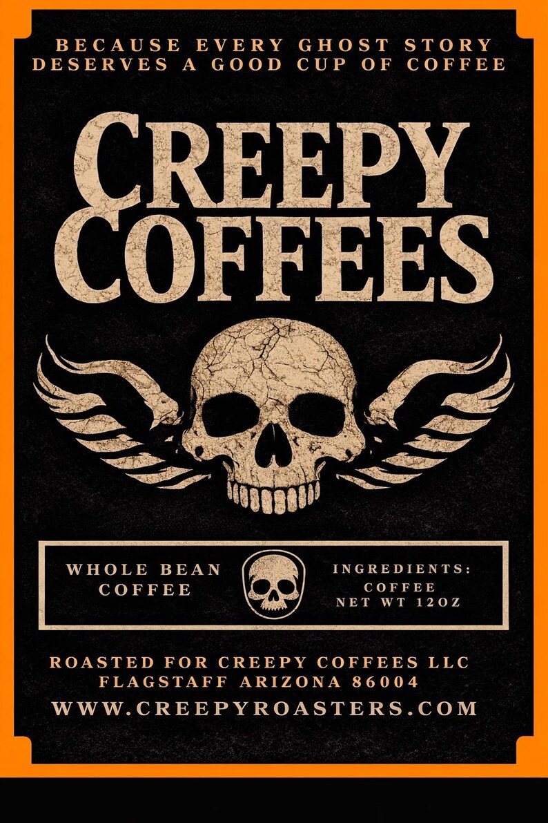 Creepy Coffees Medium Roast Whole Bean Coffee – Smooth Balanced Horror ...
