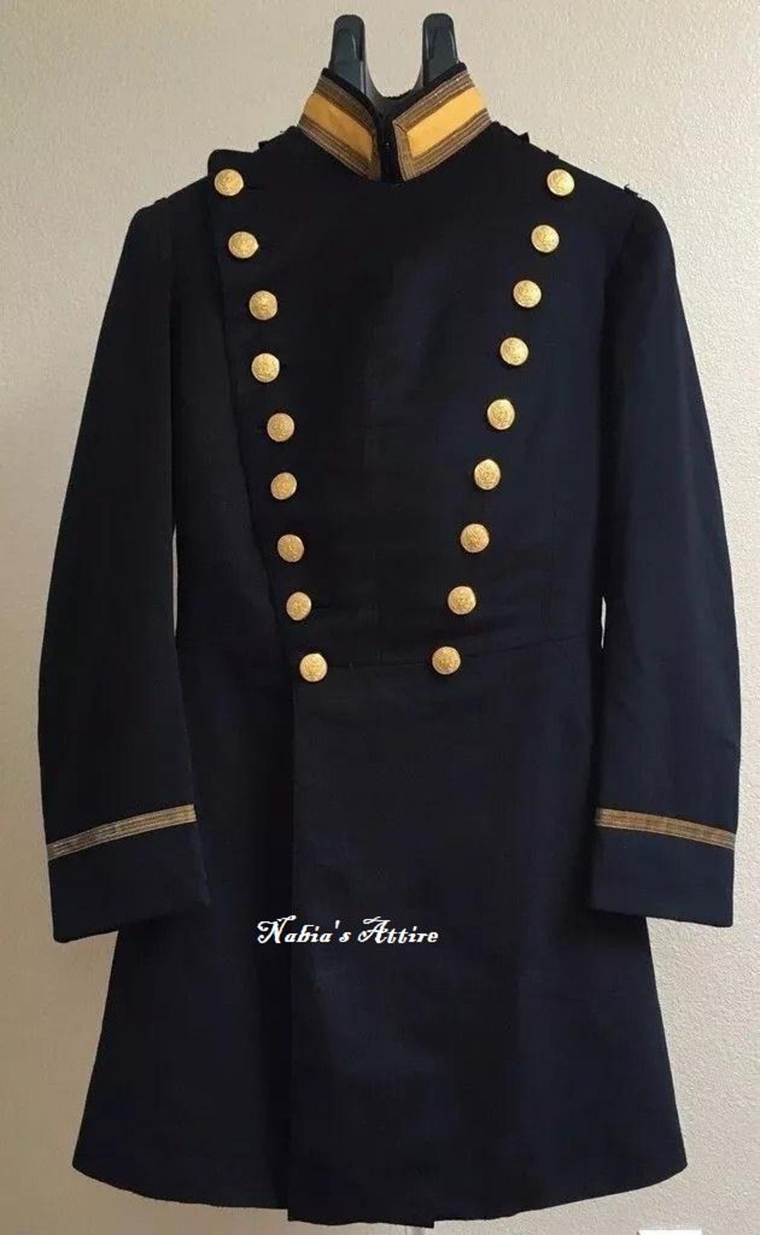 WW1 US Army Dress Uniform Frock Coat, US Military Coat Jacket, US Frock ...