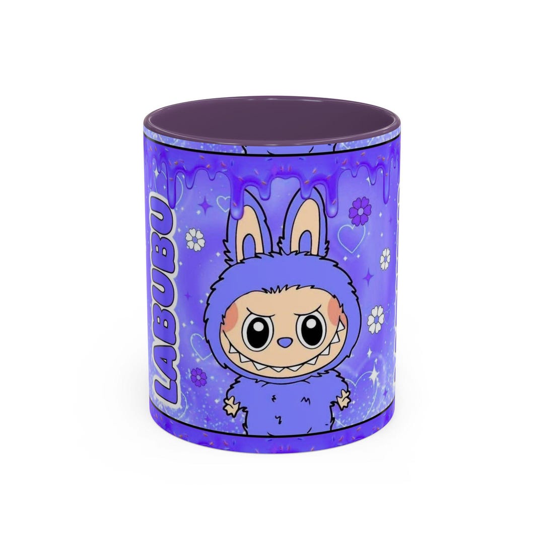Labubu Cute Accent Coffee Mug | Whimsical Bunny Mug | Fun Gift for Kids ...