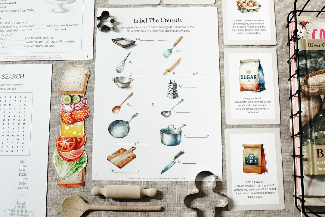 Home Economics Mini Unit for Ages 10-11: Introduction to Cooking ...