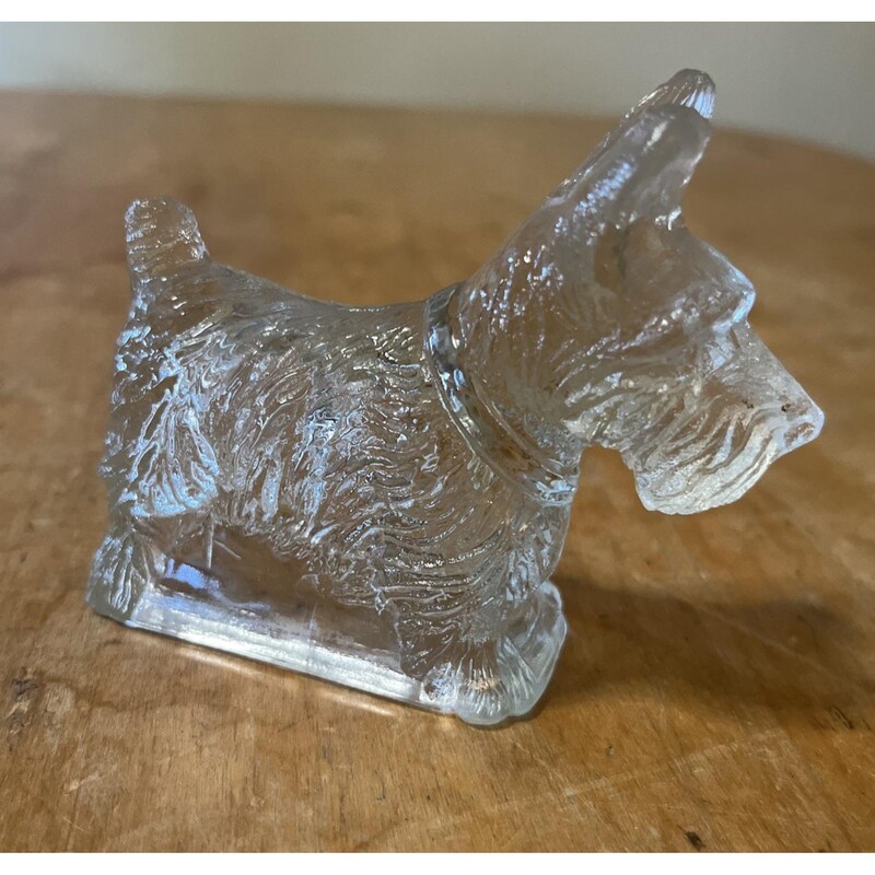 Glass Scottie Dog - Etsy