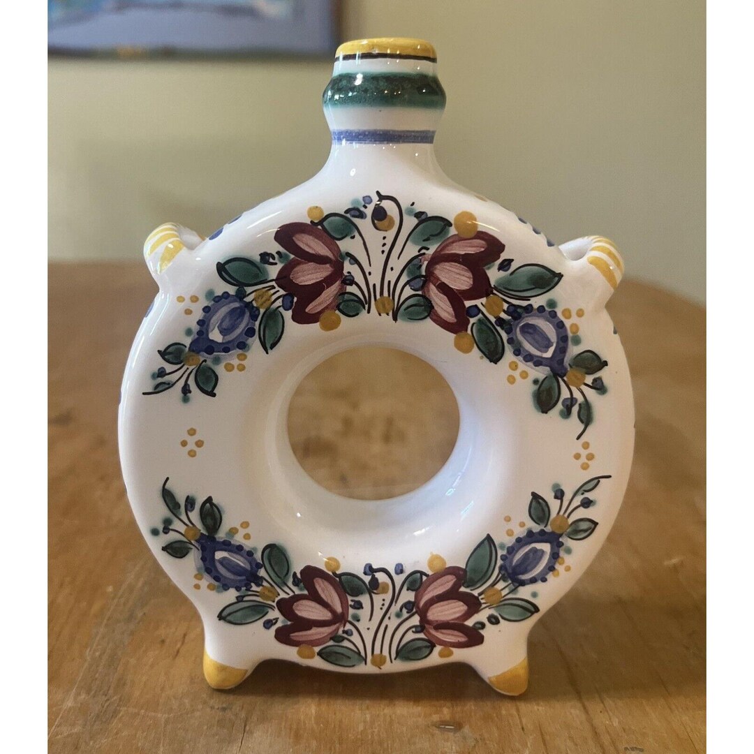 Vintage Flask Modra Slovakia Pottery Missing the Cork - Etsy