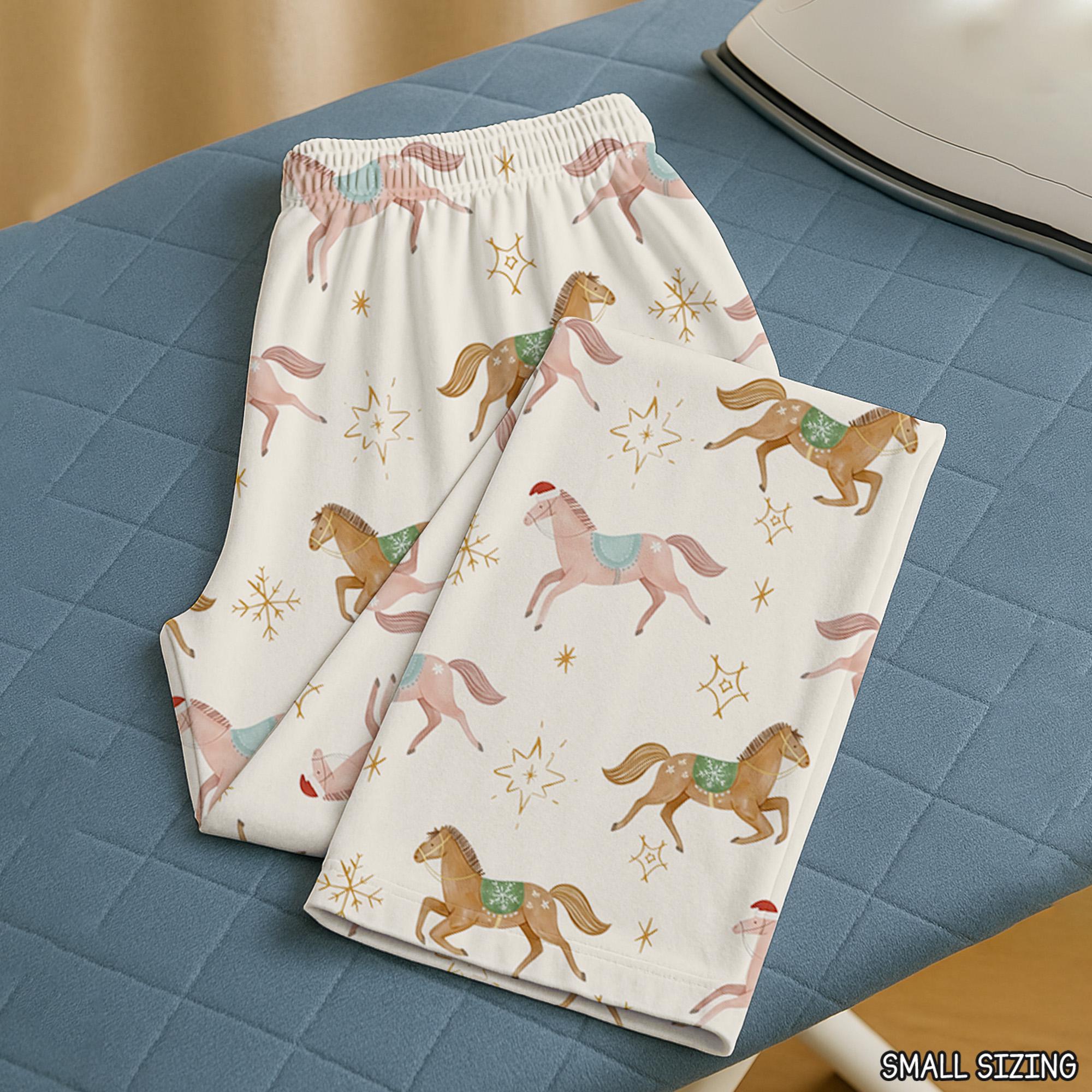 Christmas Horse Women Pajamas Set, Horse Lover Pjs - Etsy