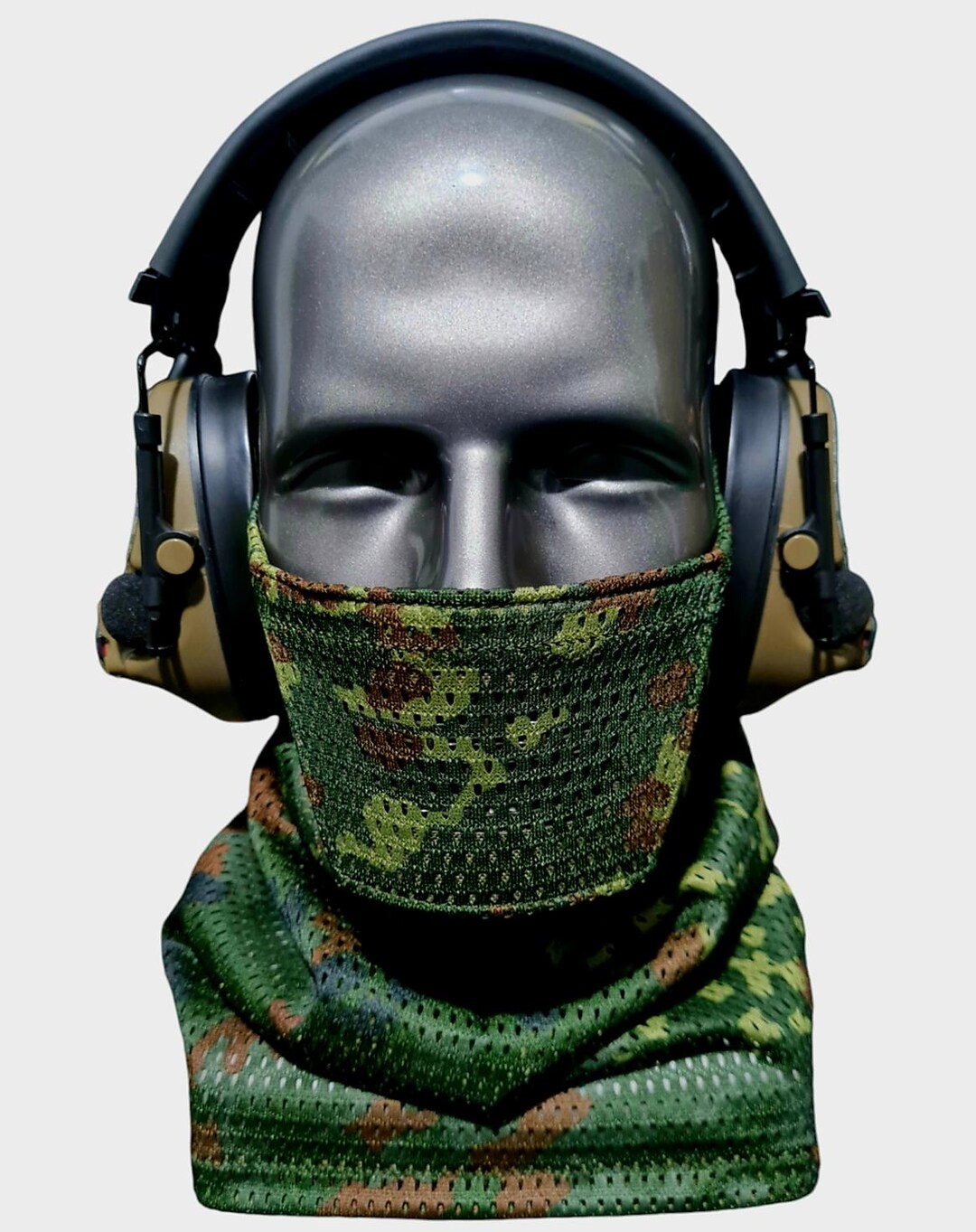 Tactical [FLECKTARN] Airsoft MILSIM Breathable Snood Face Protection ...