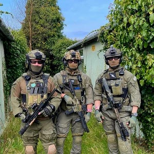 Tactical [SNIPER CAMO] Airsoft MILSIM Breathable Snood Face Protection ...