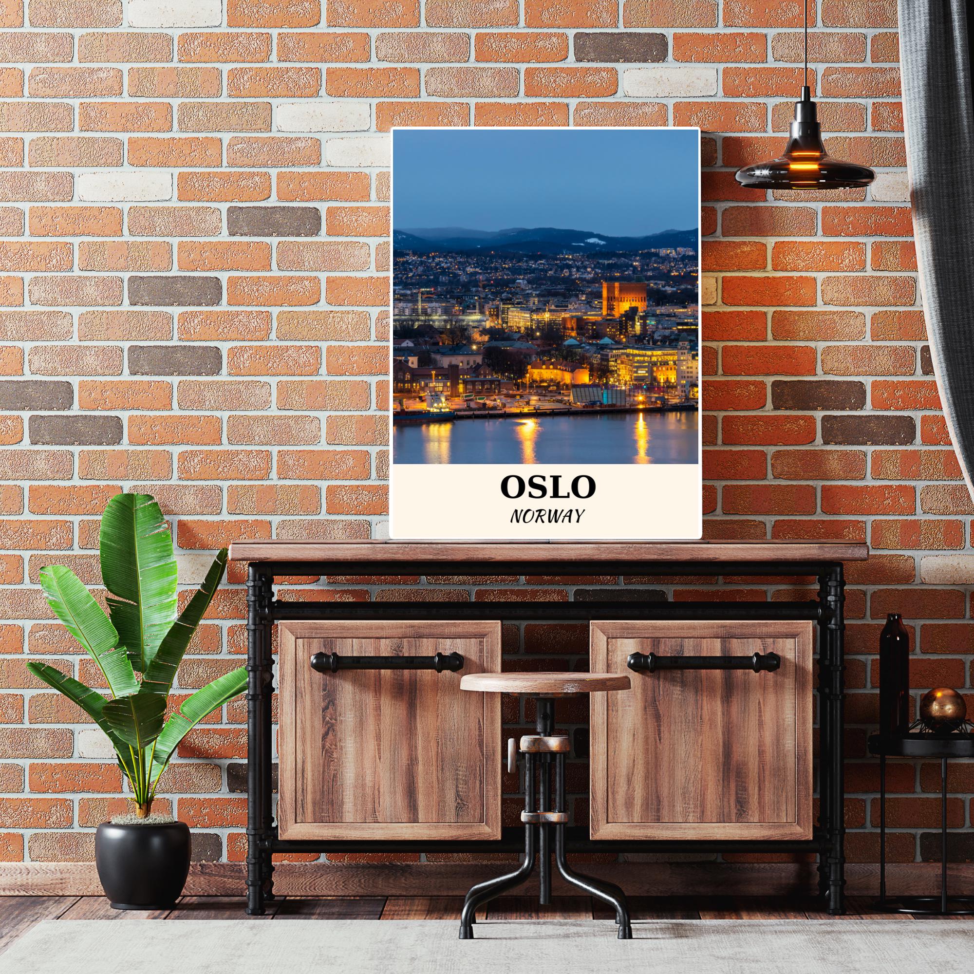 Oslo Wall Art, Norway City Poster, Printable Travel Print, Digital ...