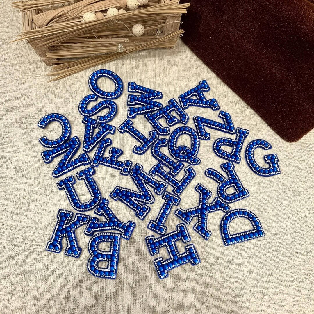 Handmade Letters Patches, Letter Patches Pearl, Customized Letters ...