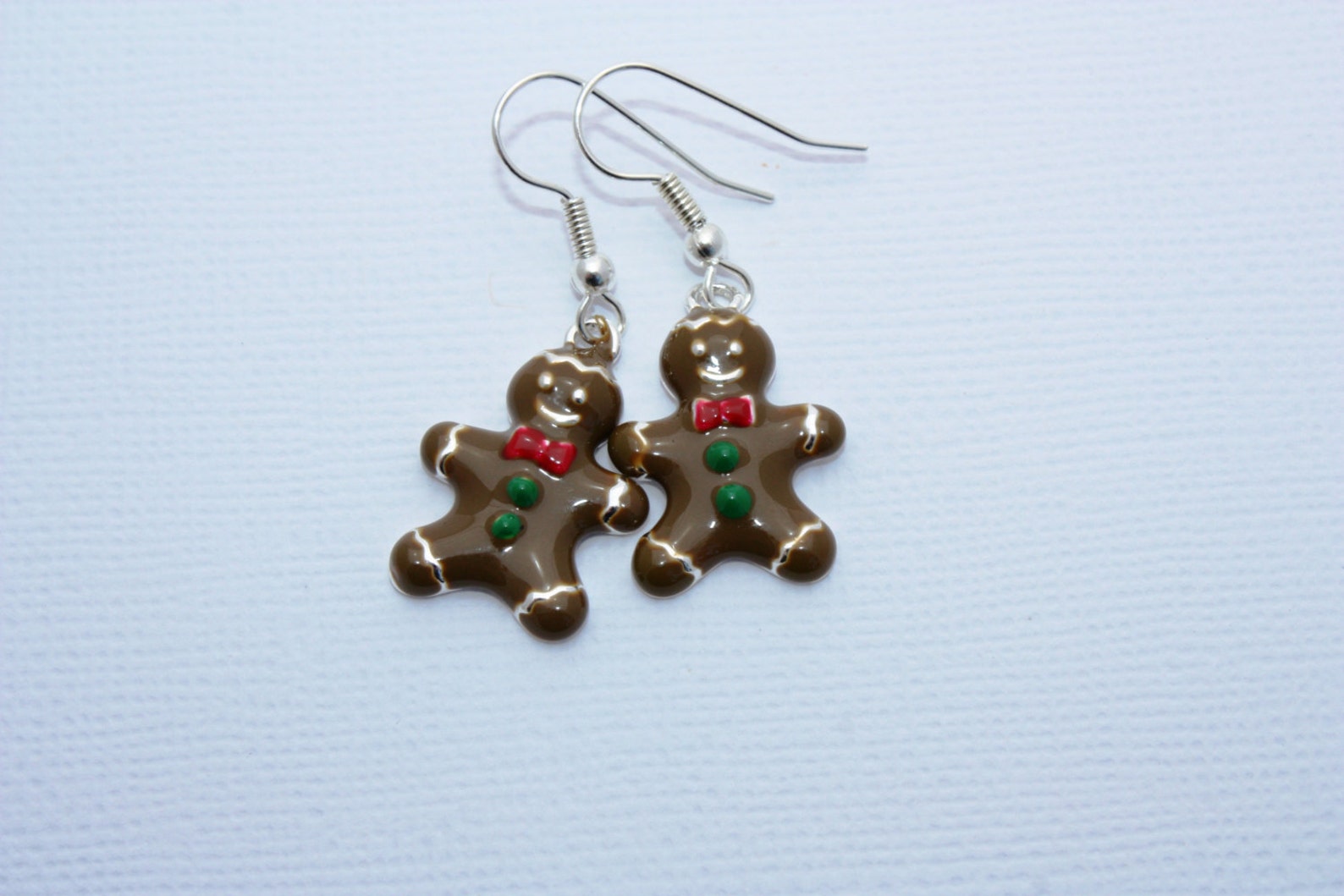 Gingerbread Man Earrings Christmas Earrings Christmas | Etsy
