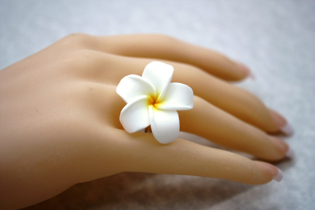 Flower Ring, Boho Ring, Adjustable Ring, Floral Ring, Statement Jewelry ...