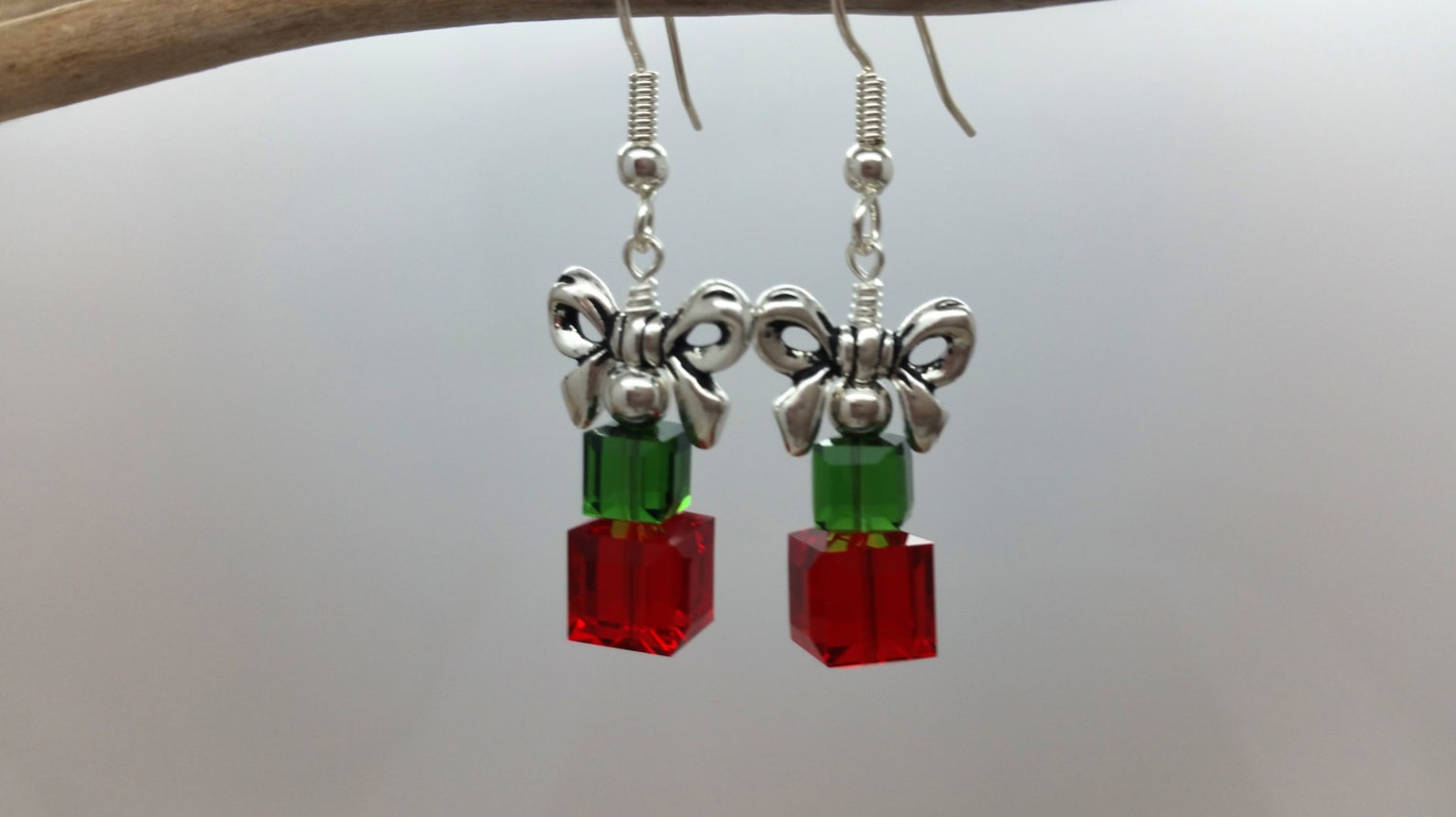 Christmas Present Earrings Christmas Earrings Christmas - Etsy