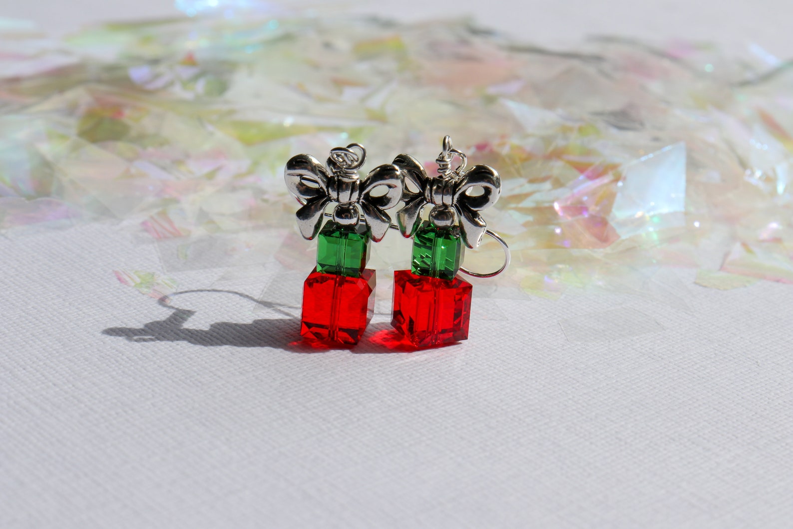 Christmas Present Earrings Christmas Earrings Christmas - Etsy