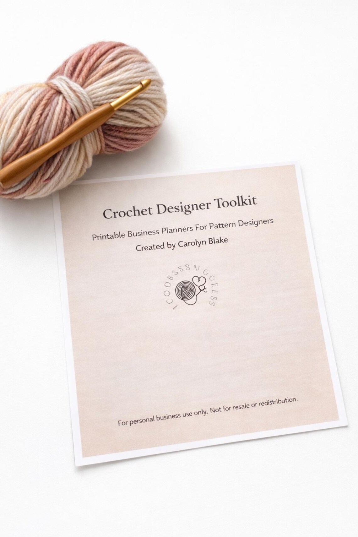 Crochet Designer Business Planner | Pattern Tester Manager, Launch ...