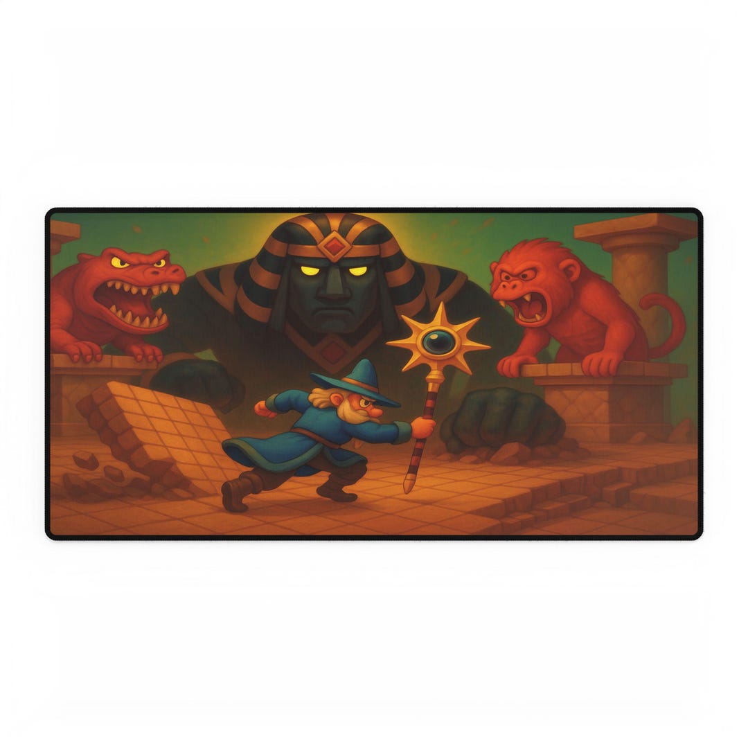 Wrath of the Wardens Desk Mat: Dark Fantasy Gaming Accessories - Etsy