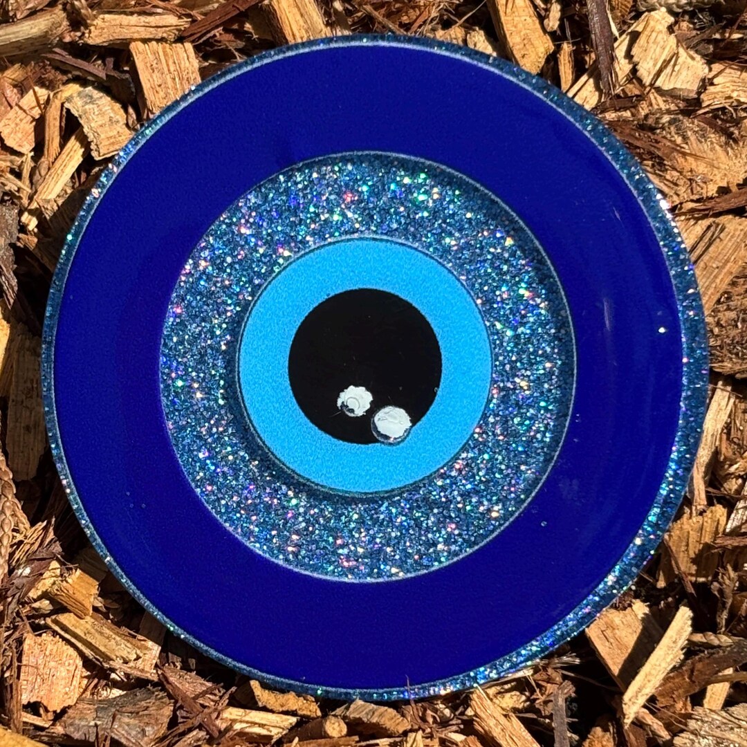 Evil Eye Badge Reel – Protección Y Buena Suerte, Retractable ID Holder ...