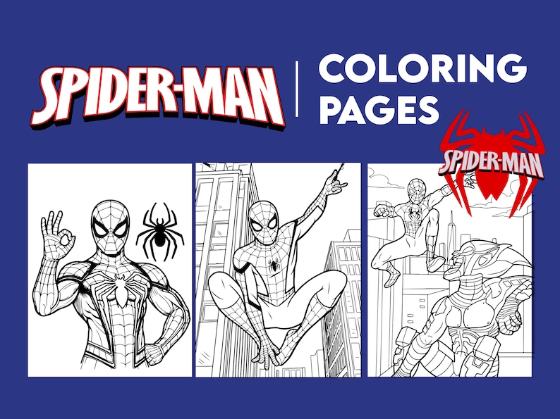 30 Printable Spider-man Coloring Sheets, Spider-man Coloring Book ...
