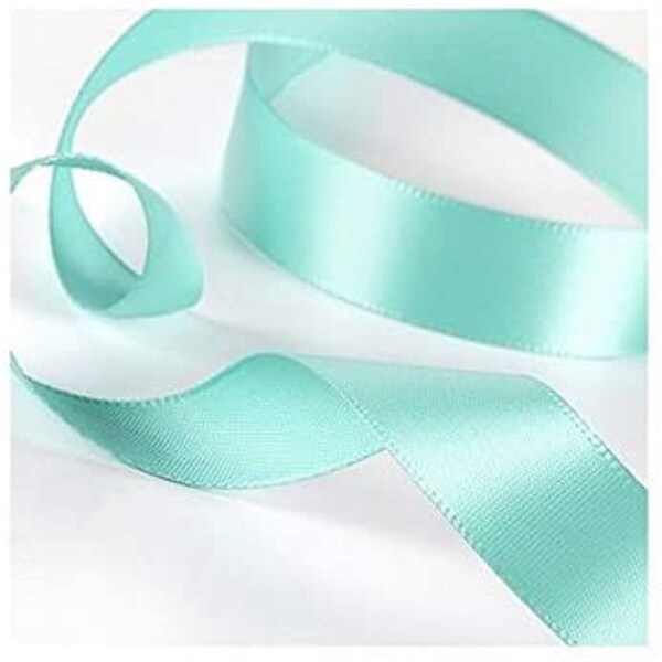 Aqua Satin Ribbon - Etsy