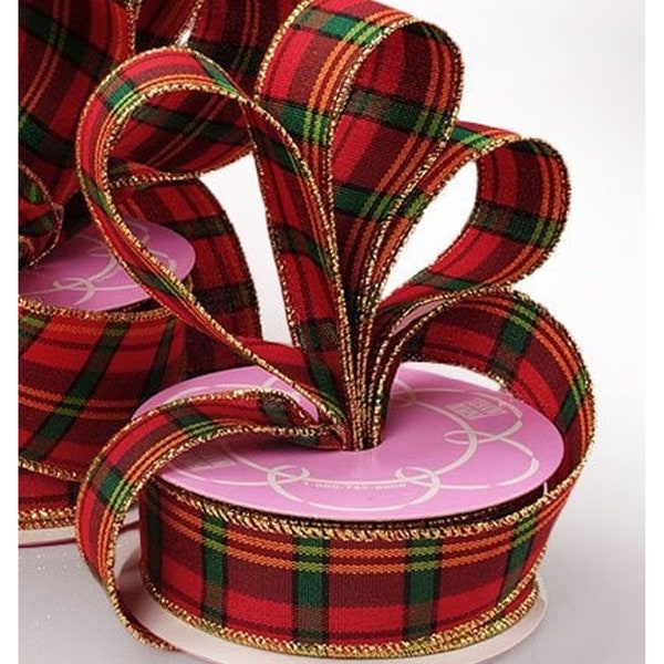 Plaid Ribbon - Etsy