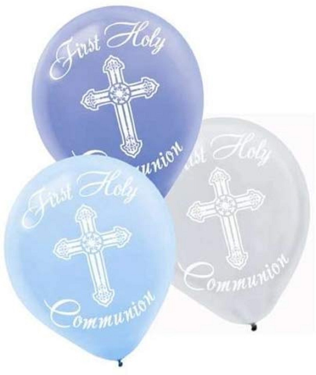 Boy First Holy Communion Assorted Printed Balloons 15 - Etsy