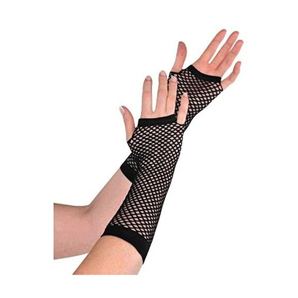 Fishnet Gloves Black - Etsy