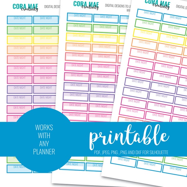 Printable Jenga Stickers - Etsy