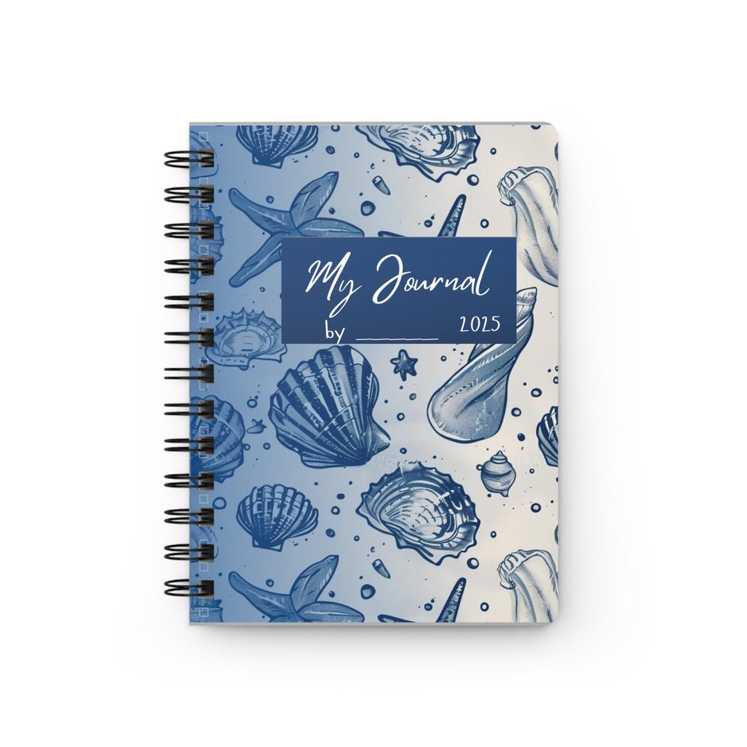 Sea Creatures Spiral Bound Journal for Daily Writing - Etsy