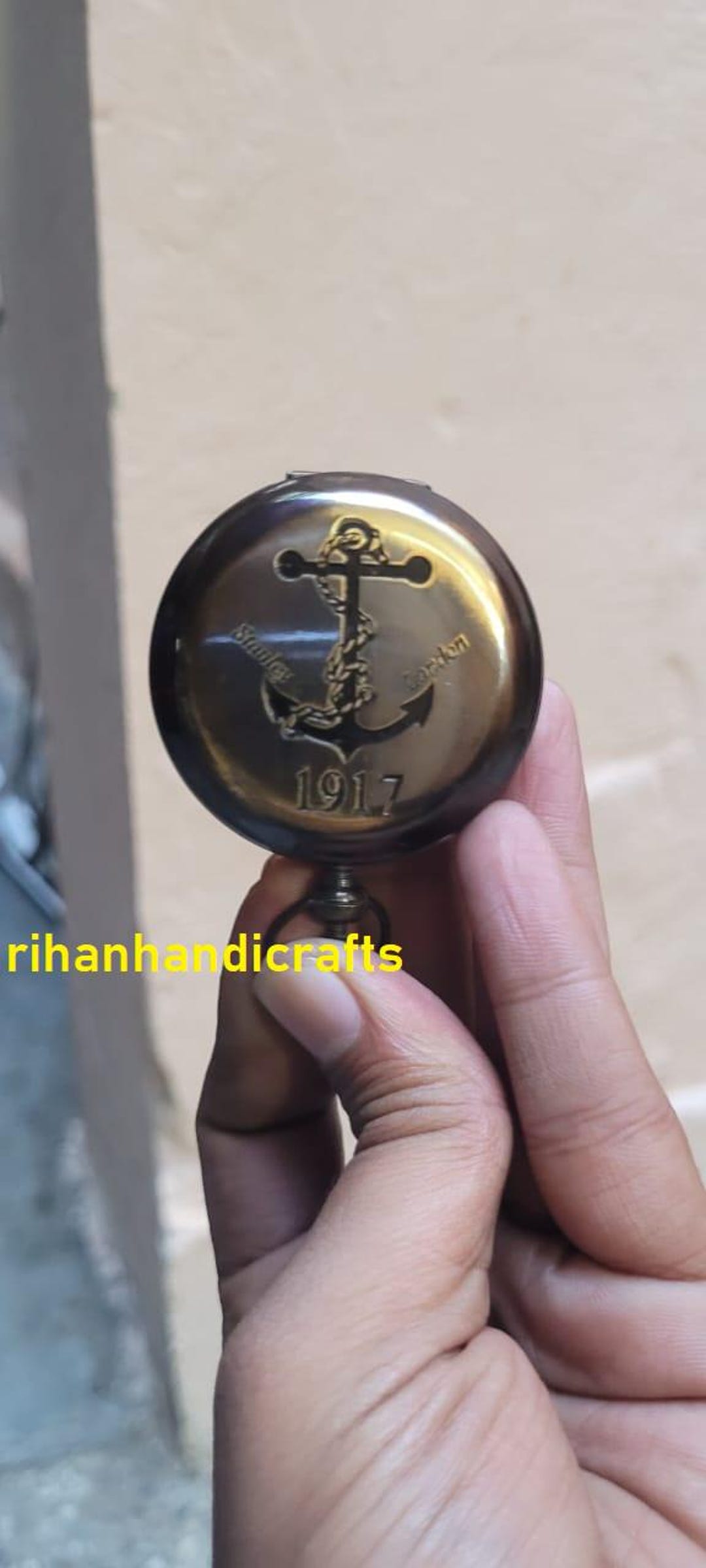 Anchor Push Button Pocket Compass, 2 Inches, Direction Finder Magnetic ...