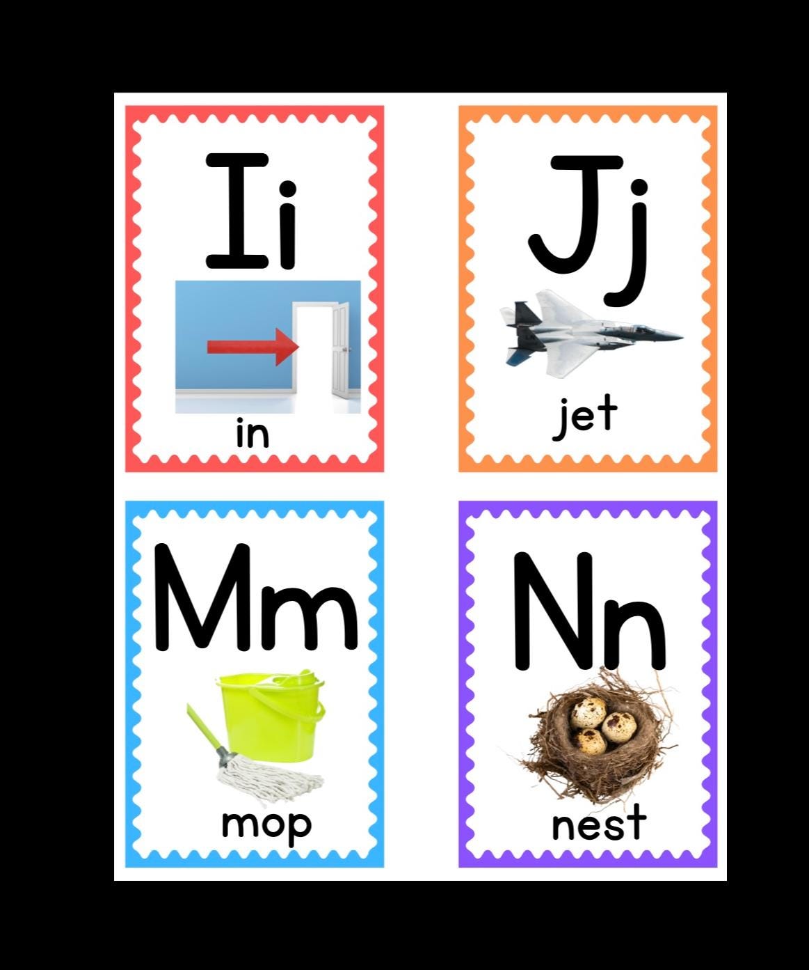 3-in-1 Phonics Reading Cards | Toddler & Preschool Alphabet Flash Cards ...