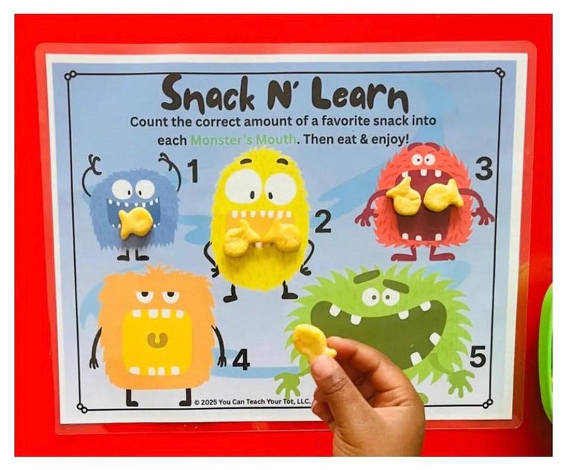Math & Alphabet Learning Placemats | Laminated Preschool Activities - Etsy