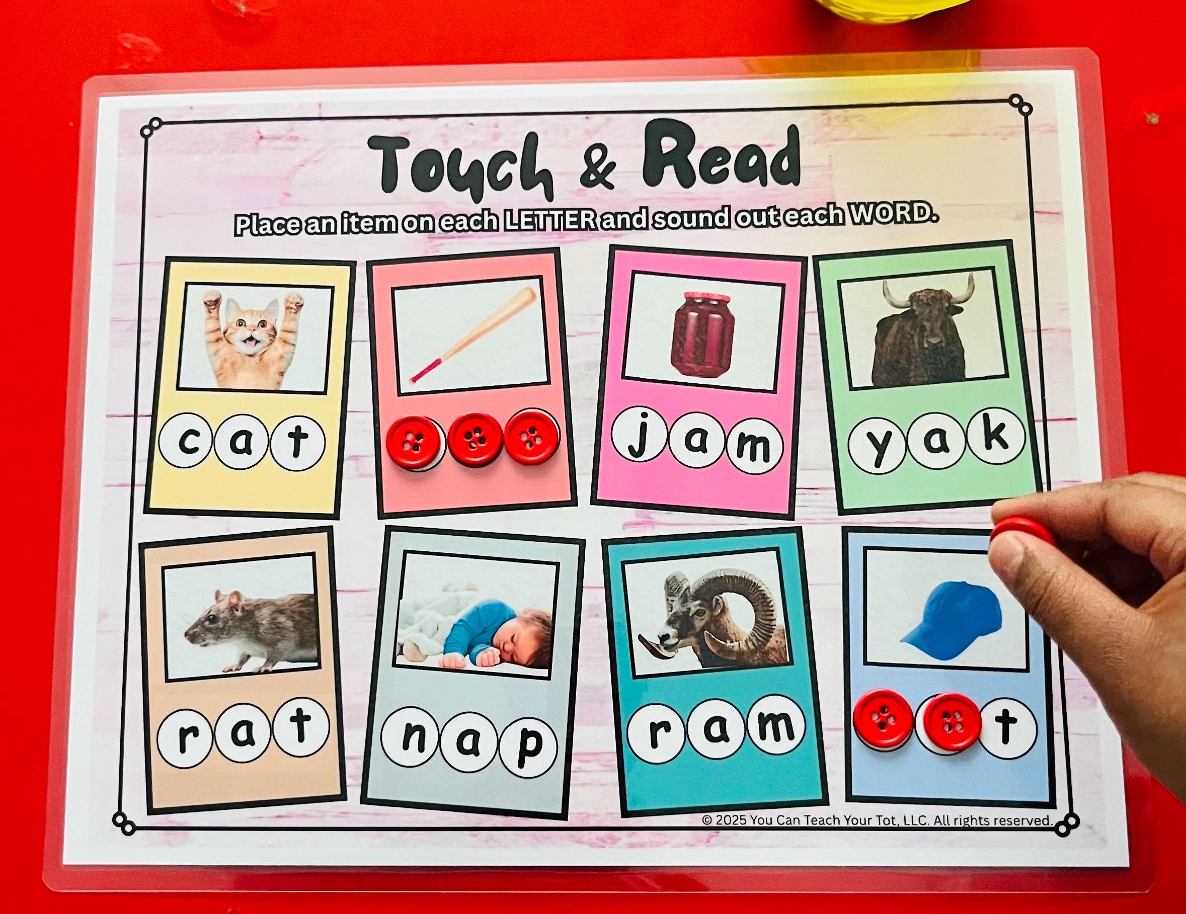 AEIOU Short Vowel CVC 5 Pack Phonics Mats |hands-on Reading Centers ...