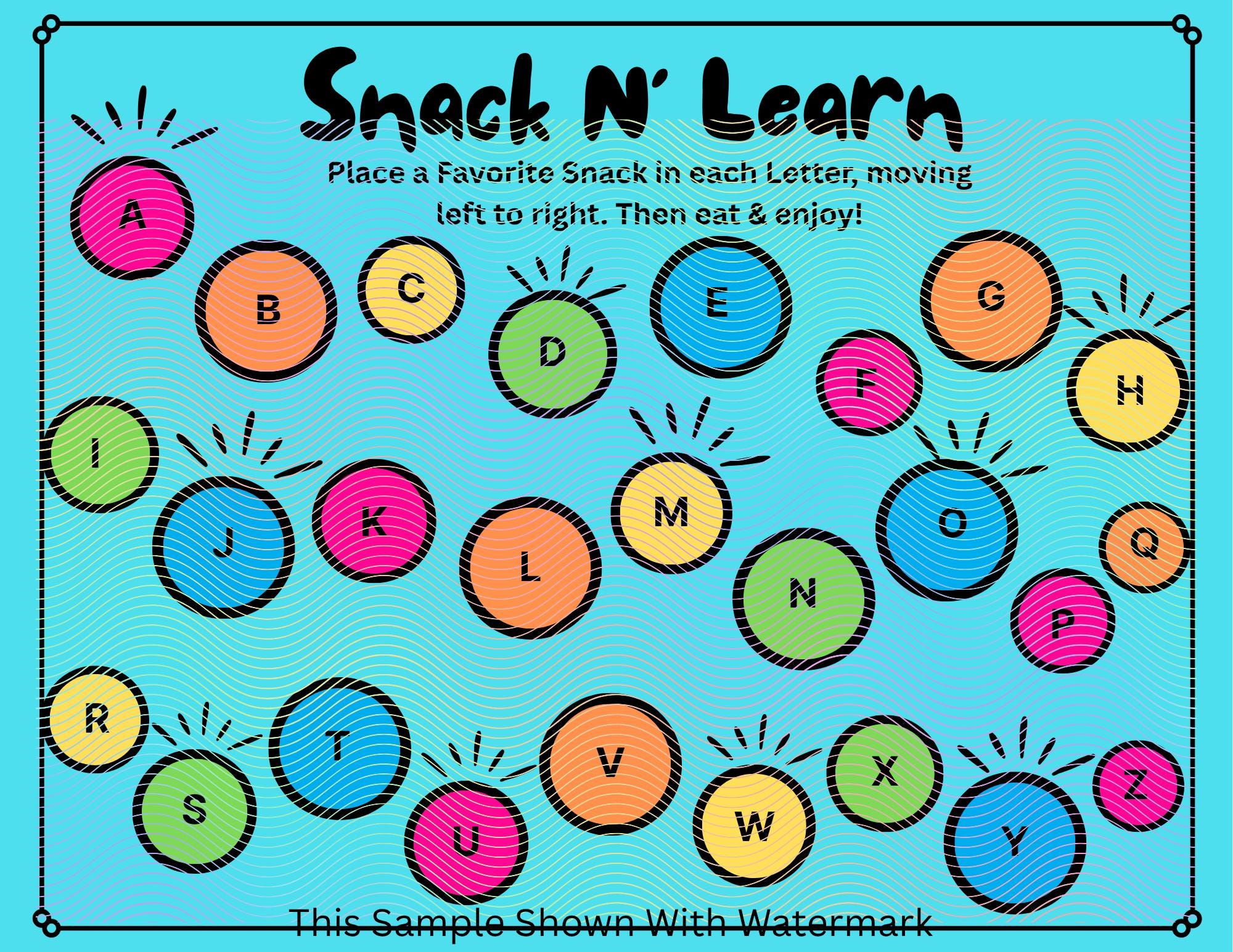 Printable Alphabet Learning Mat PDF – Prek / Toddler Literacy Activity ...