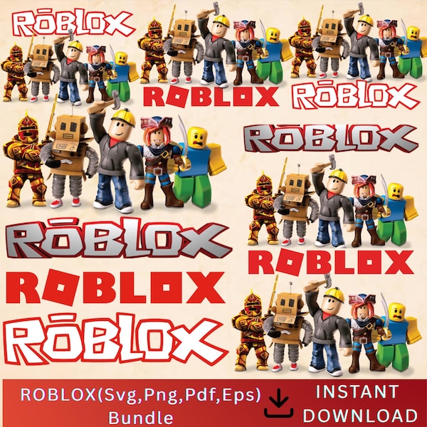 Roblox Papercraft Paper - Etsy