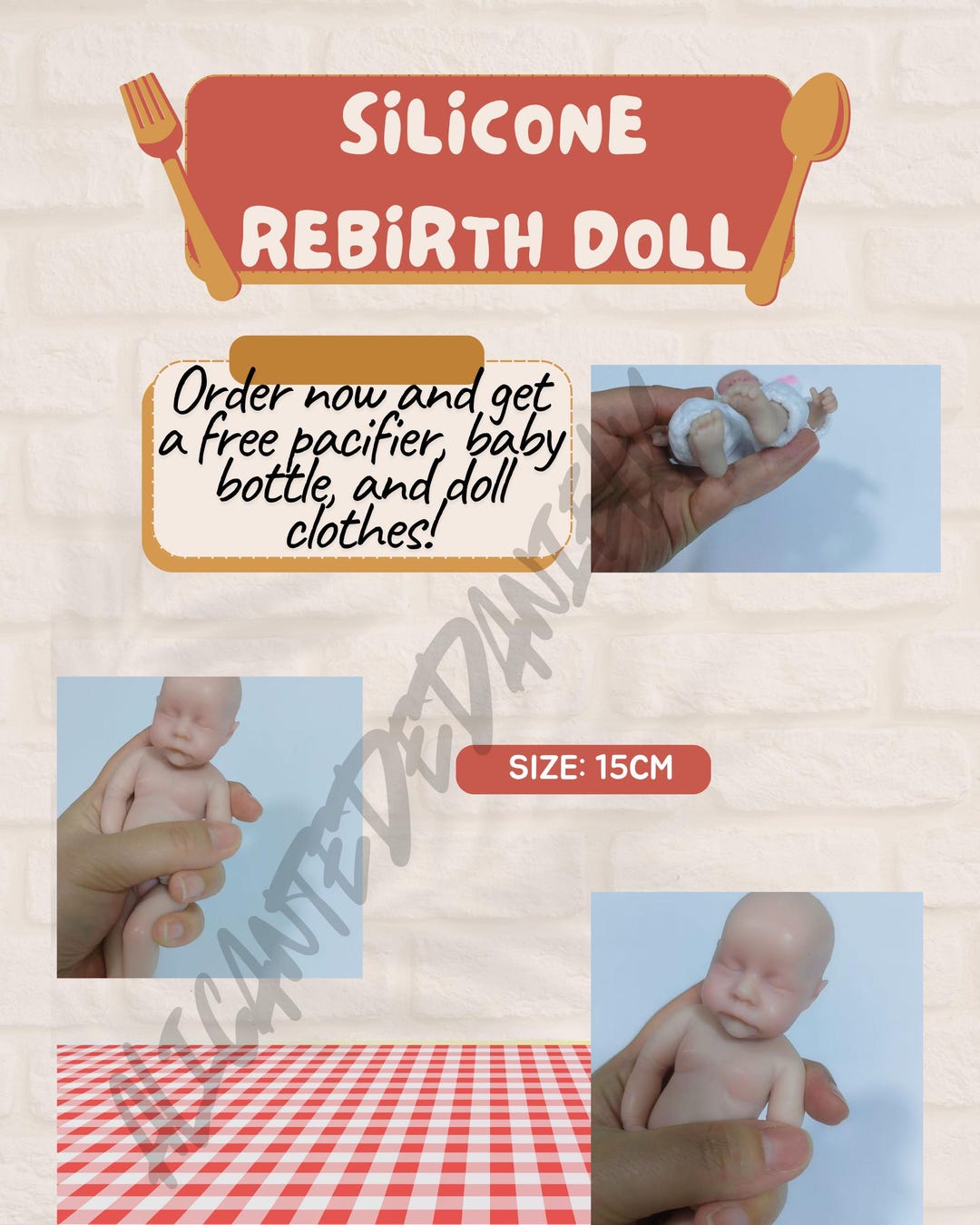Rebirth Doll, Silicone Doll, Realistic Baby Girl Doll, 15cm Rebirth ...