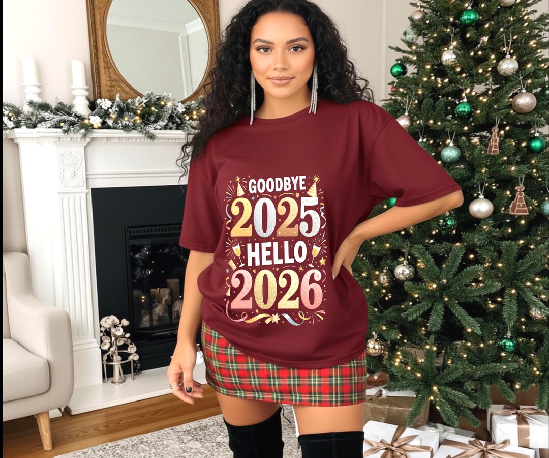 2025 to 2026 Countdown Tee | New Year Celebration Shirt, Confetti ...