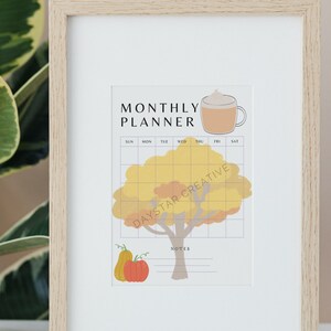 Seasons Monthly Planner | Winter, Summer, Spring, Autumn | Digital ...