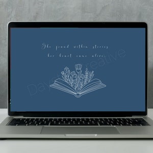 Book Inspired Computer Wallpaper | 1 Design - Etsy