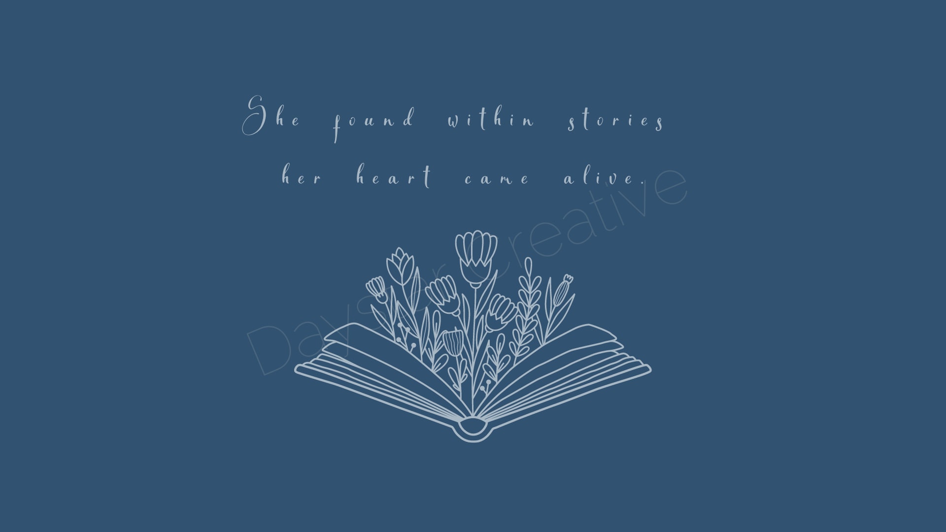 Book Inspired Computer Wallpaper | 1 Design - Etsy