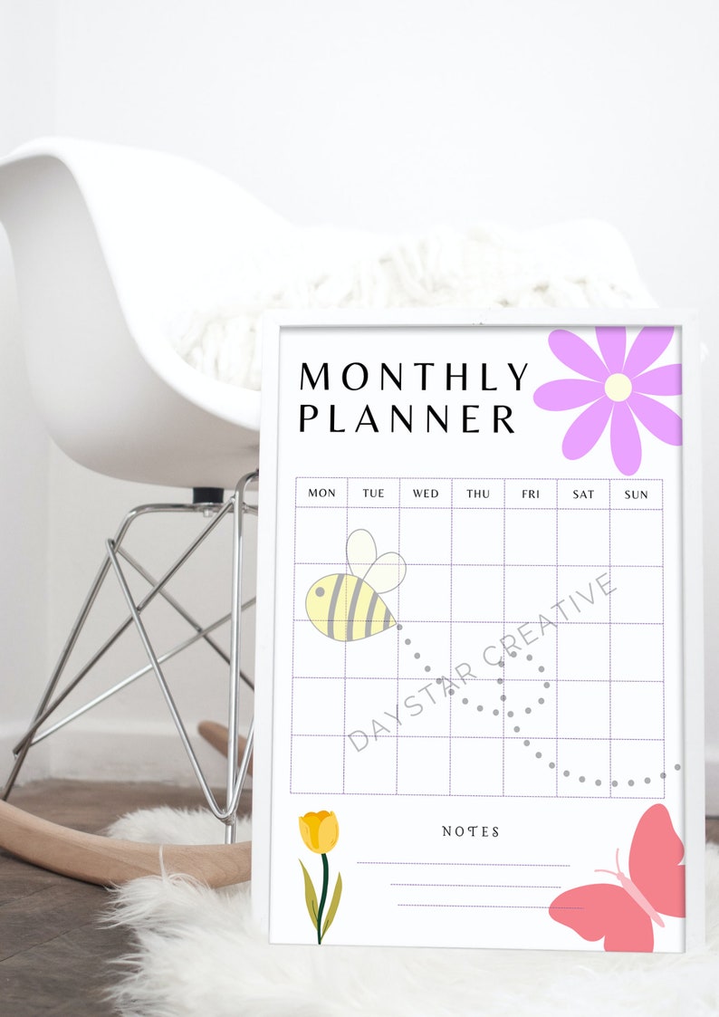 Seasons Monthly Planner | Winter, Summer, Spring, Autumn | Digital ...