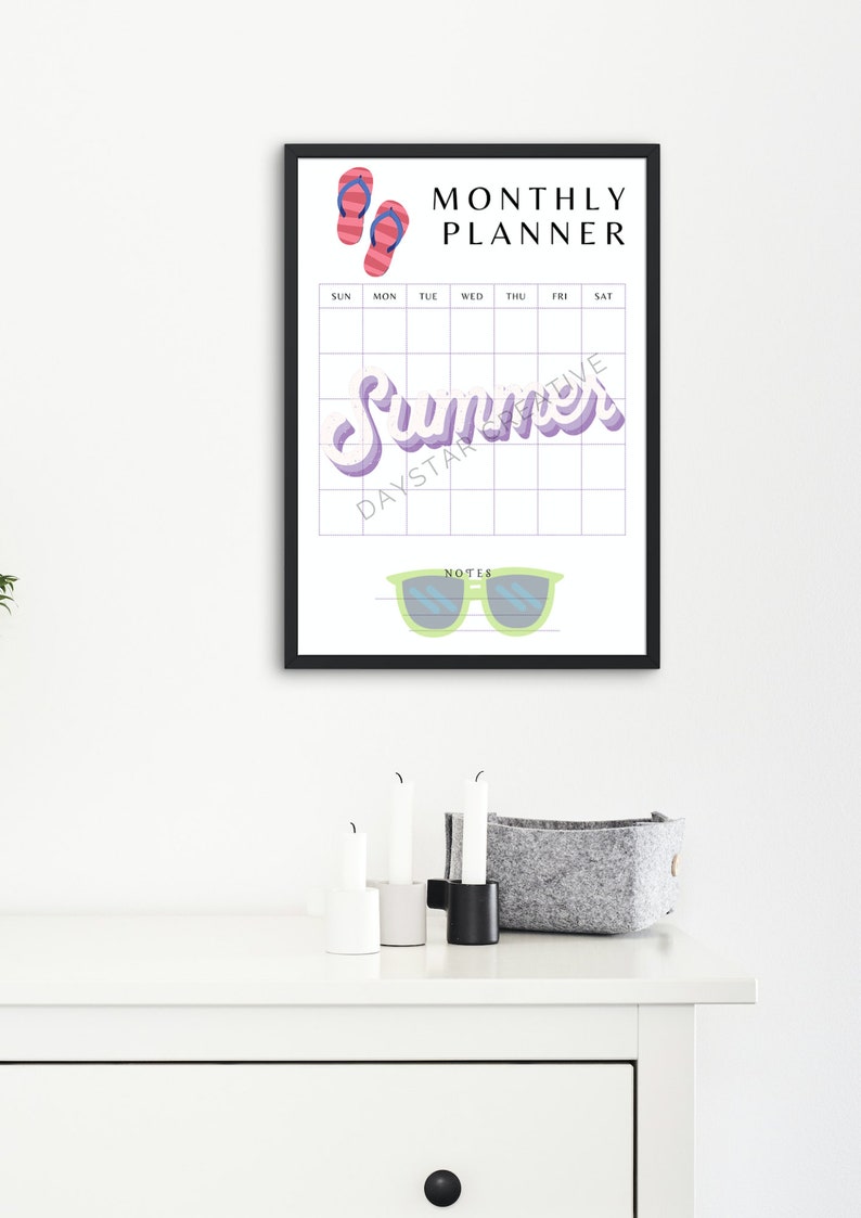 Seasons Monthly Planner | Winter, Summer, Spring, Autumn | Digital ...