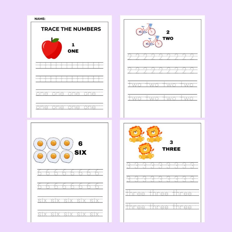 Kindergarten Math Worksheets PDF | Numbers, Counting, Addition ...