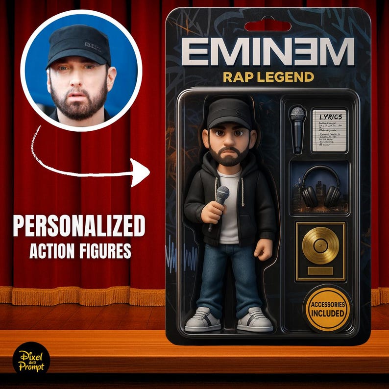 Custom Action Figure Portrait: Personalized Digital Art (digital ...