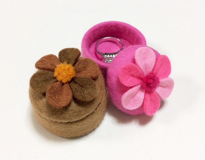 PDF Pattern for Felt - Petit Boxes Pattern and Tutorial - Felt Box ...