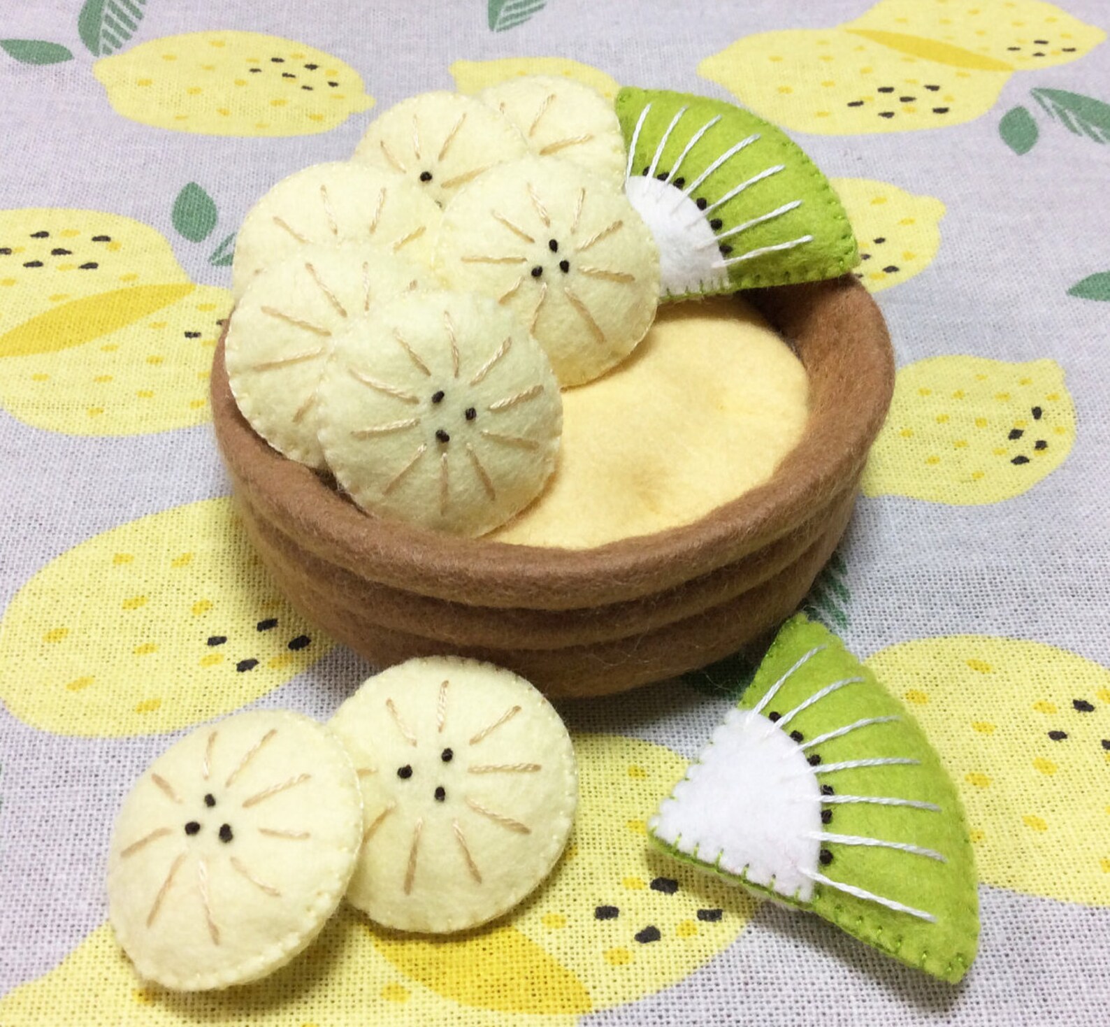 PDF Pattern for Felt - Make Your Own Fruits Pie - Felt Fruits Pie ...