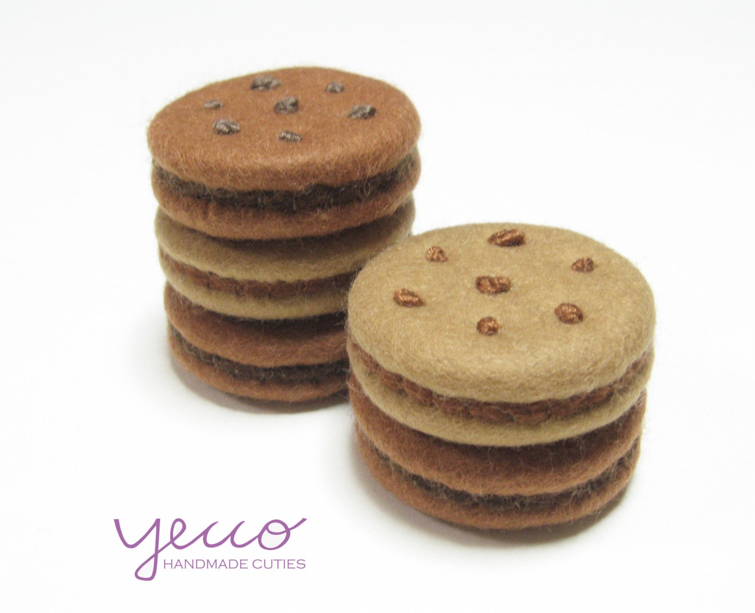 PDF Pattern for Felt - Cookies and Macaroons Pattern and Tutorial ...