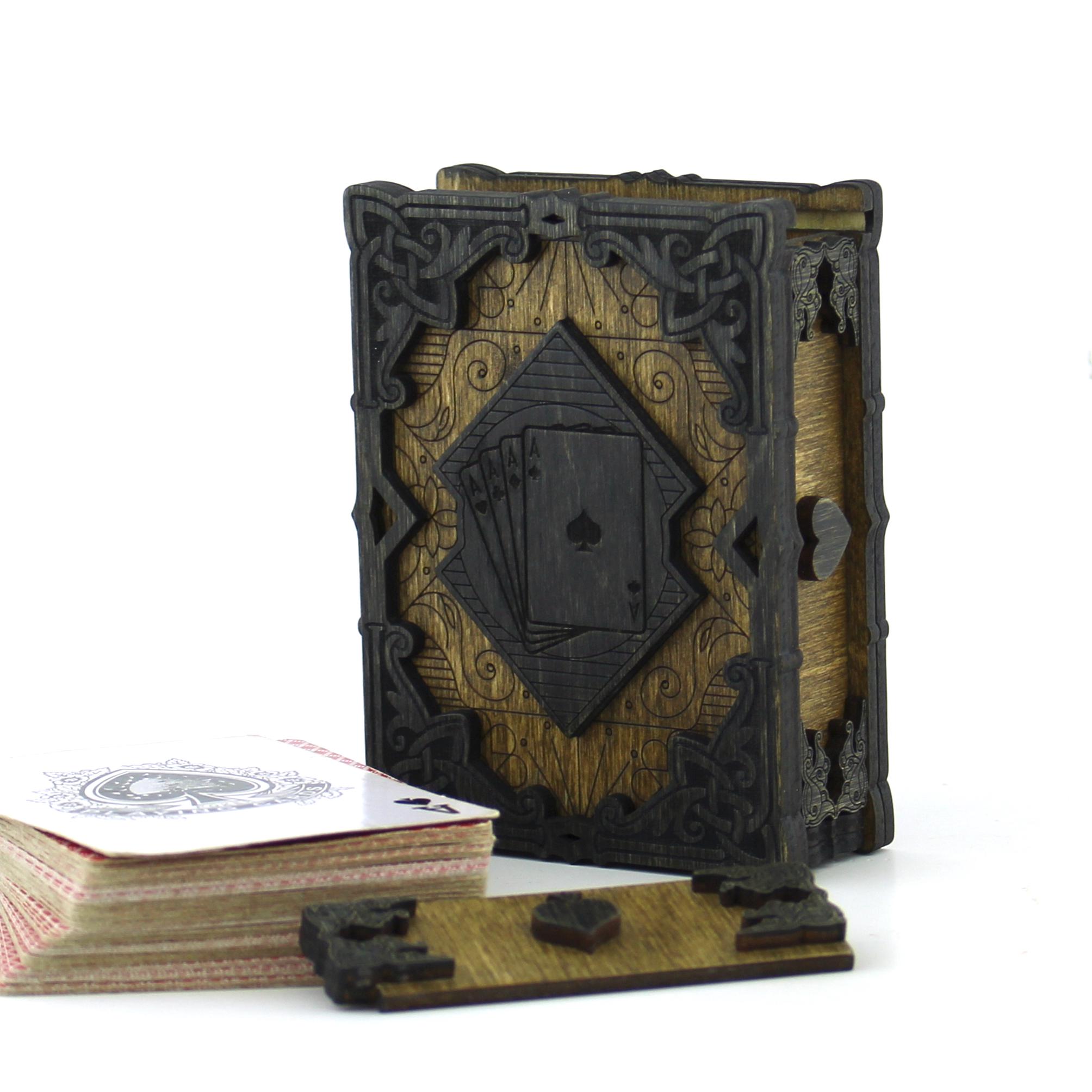 Laser Cut Card Deck Box File | Ornate (svg, Dxf, Cdr, Ai) (digital ...