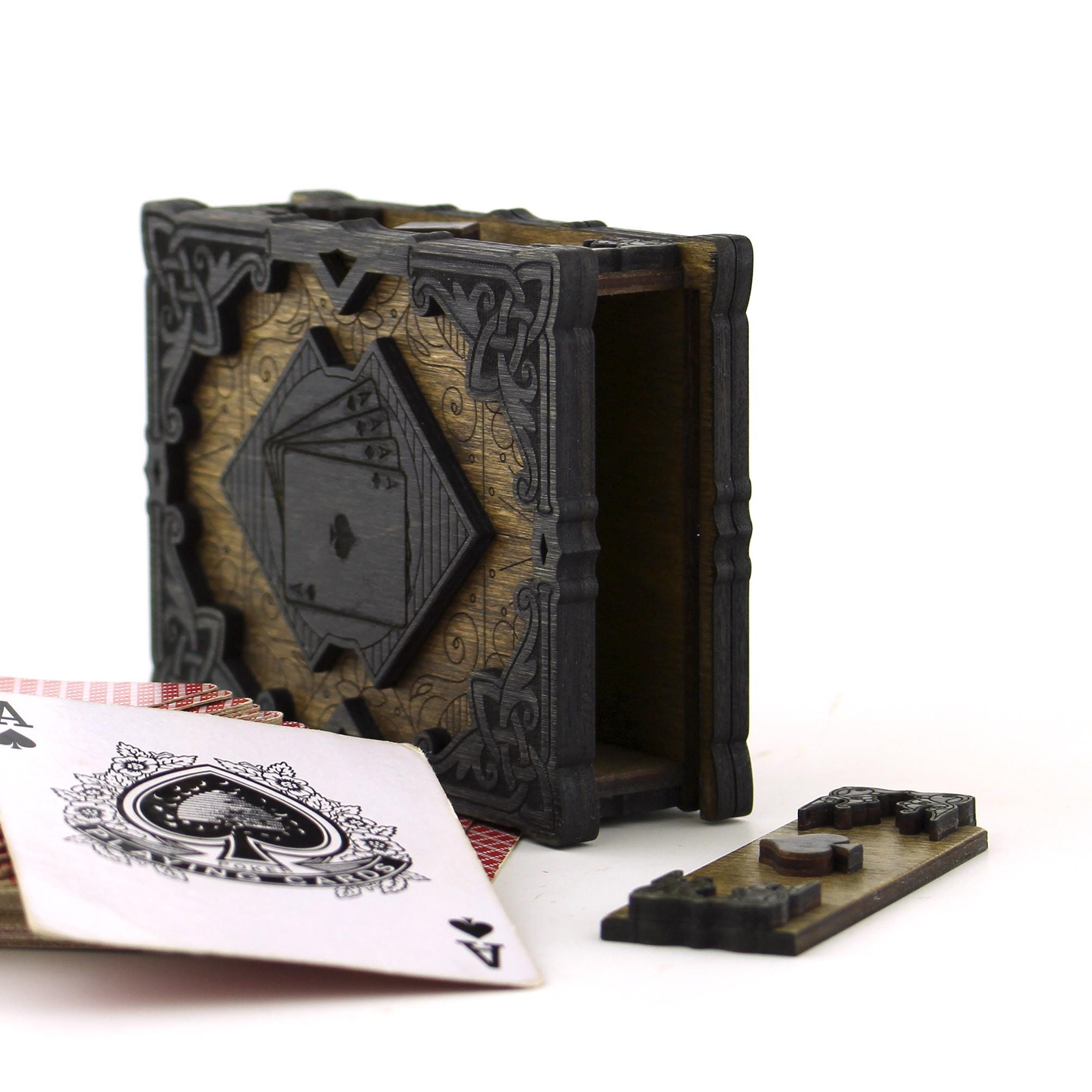 Laser Cut Card Deck Box File | Ornate (svg, Dxf, Cdr, Ai) (digital ...